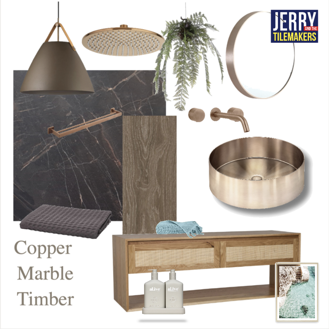 COPPER, MARBLE & TIMBER - Jerry and the Tilemakers